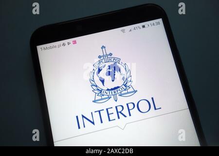 Interpol logo icon Stock Photo - Alamy