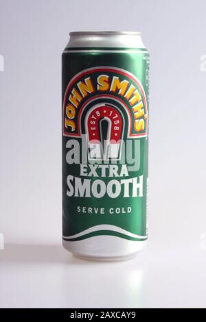 John Smiths Extra Smooth Bitter Beer sign seen outside a bar in Costa ...