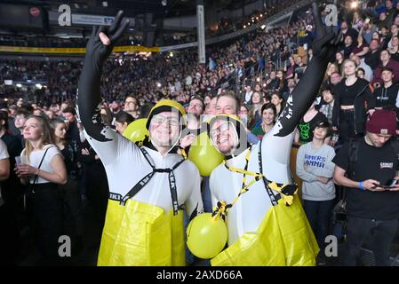 Kiel, Germany. 11th Feb, 2020. Philipp Grütering alias Kryptik Joe is ...