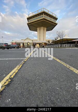 Lancaster Forton services M6 motorway service station Stock Photo - Alamy