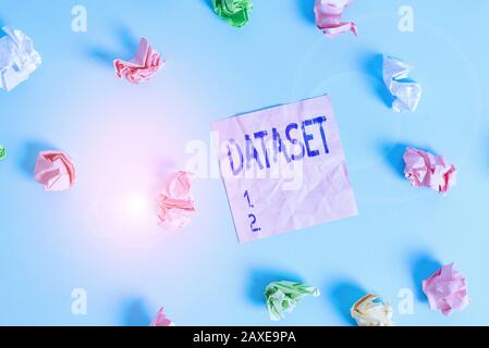 Handwriting text Dataset. Conceptual photo collection of numbers or ...