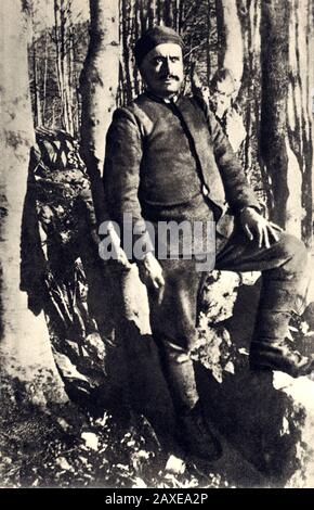 1915 , ITALY : The italian Fascist Duce BENITO MUSSOLINI ( Predappio ...