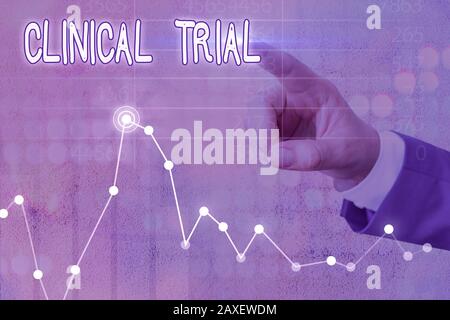 Word writing text Clinical Trial. Business photo showcasing trials to ...