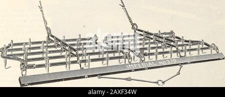 . STEEL FRAME SPRING TOOTH HARROW The latest improved fitted with ...
