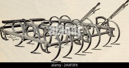 . STEEL FRAME SPRING TOOTH HARROW The latest improved fitted with ...