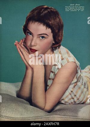 LESLIE CARON French film actress and dancer about 1960 Stock Photo - Alamy