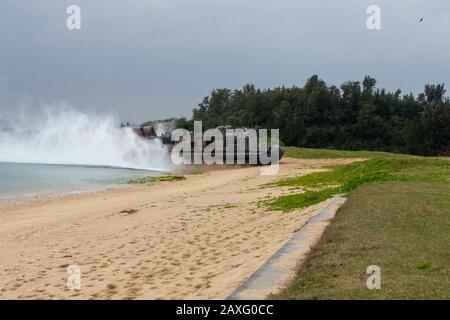 KIN BLUE, OKINAWA (Feb. 9, 2020) Landing Craft Air Cushion 09 assigned ...