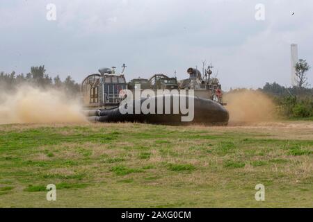 KIN BLUE, OKINAWA (Feb. 9, 2020) Landing Craft Air Cushion 09 assigned ...