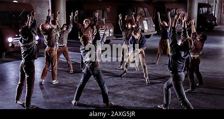 USA. David Winters, Tony Mordente and Tucker Smith in a scene from the ...