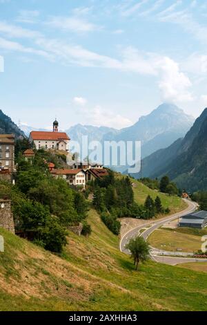 St Gallus Church, Wassen, Switzerland Stock Photo - Alamy