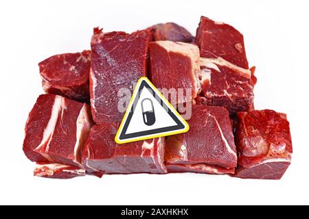 Concept for antibiotics residue and harmful bacteria in meat for human ...