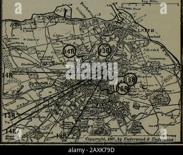 Map of Calton Hill Edinburgh Scotland UK Stock Photo - Alamy