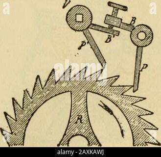A verge escapement Stock Photo - Alamy