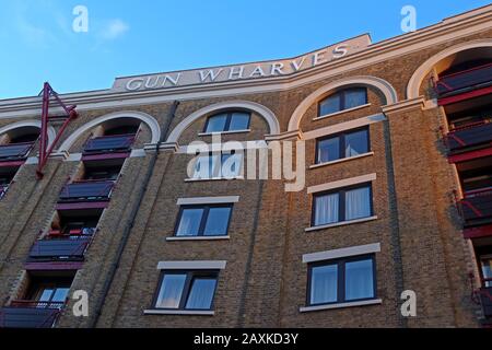 Gun Wharf Wapping High Street London E1 Stock Photo - Alamy