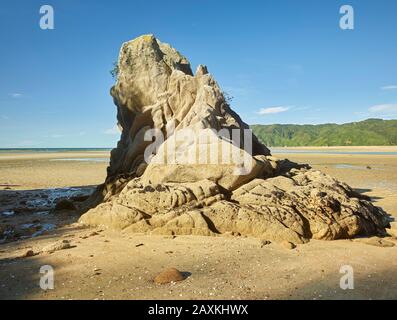 Wainui Inlet, Tasman, South Island, New Zealand, Oceania Stock Photo ...