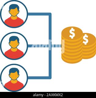 Contribution creative icon. Simple element illustration. Contribution ...