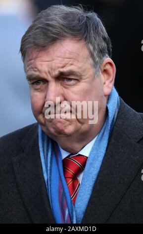 RTE broadcaster Bryan Dobson following the funeral of journalist and ...