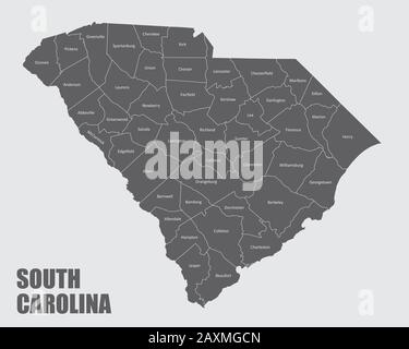 Sumter County (South Carolina) outline map set Stock Vector Image & Art ...