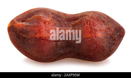 open tamarind path isolated on white Stock Photo - Alamy