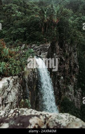 Alexandra Falls Waterfall in Black River Gorges National Park in ...