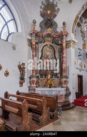 Holy Spirit Hospital Church, Fuessen, Bavaria, Germany Stock Photo - Alamy