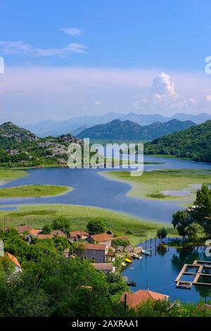 Montenegro, Lake Skadar, village Karuc Stock Photo - Alamy