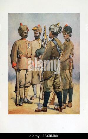 Frontier Force. 59th Scinde Rifles. 51st Sikhs (Piper/ Punjabi Musalman ...