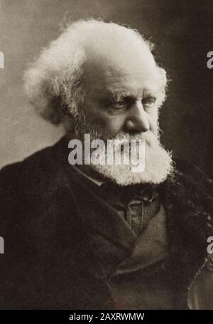 Pierre Janssen (1824-1907). French astronomer. Engraving by Capuz in ...