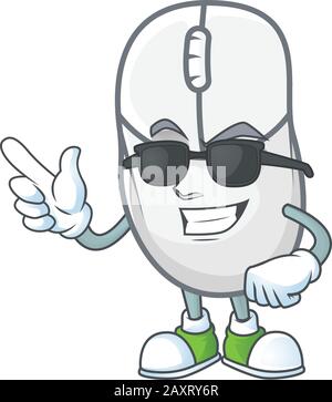 Super cool mouse character cartoon style Stock Vector Image & Art - Alamy