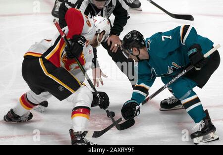 San Jose Sharks' Dylan Gambrell plays during an NHL hockey game against ...