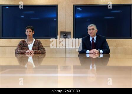 Ramez Sousou and Chief Executive Shaks Ghosh Stock Photo - Alamy