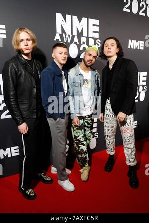 Josh Noble, Dom Want, Henry Beach and Matt Williams of The Larkins ...