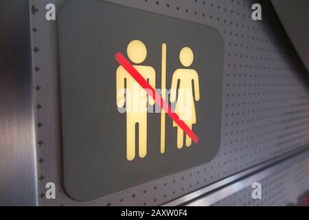 Toilet toilets engaged sign / lavatory / loo / WC / ladies / gents ...