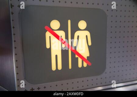 Toilet toilets engaged sign / lavatory / loo / WC / ladies / gents ...