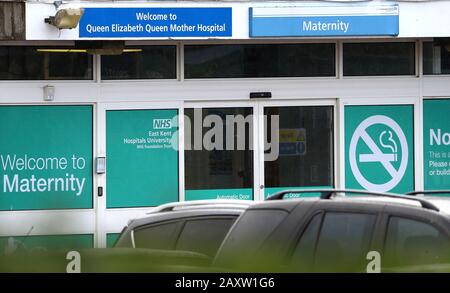A view of the Queen Elizabeth the Queen Mother (QEQM) Hospital in ...