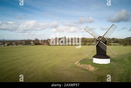 Pitstone Windmill near Ivinghoe Buckinghamshire England Stock Photo - Alamy