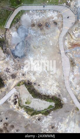 Fumaroles in Furnas, Sao Miguel, Azores Stock Photo - Alamy