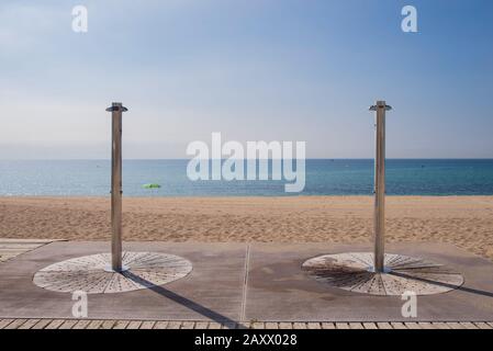Crystalline waters beach perfect for lounging Stock Photo - Alamy