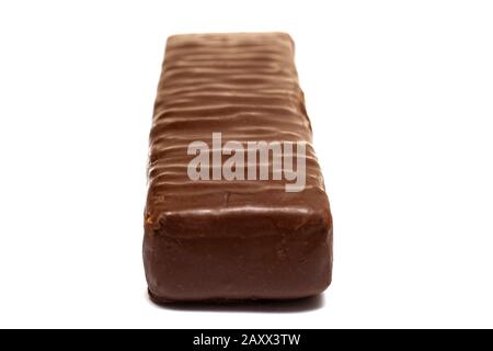 Long chocolate candy isolated on white background Stock Photo - Alamy