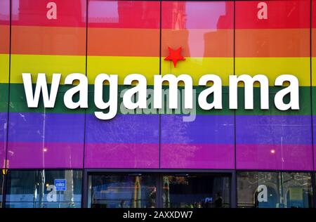 Wagamama restaurant, Manchester Stock Photo - Alamy
