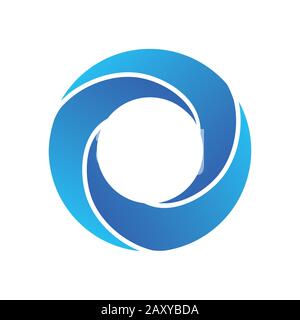 wave / whirlpool logo icon illustration Stock Vector Image & Art - Alamy