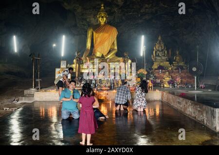 The Death Railway bridge at Krasae Cave in Kanchanaburi, Thailand Stock ...