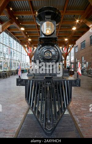 Historic CPR Engine 374 restored and located at the Roundhouse in ...