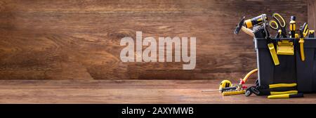 Toolbox With Various Worktools Stock Photo - Alamy