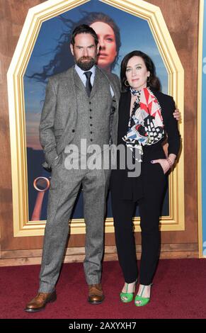 Duncan Lacroix and Maria Doyle Kennedy attending the season five ...