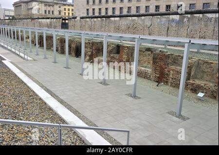 redesigned outdoor area of the exhibition Topography of Terror on the ...