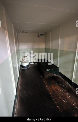 Cell in cell block D, for special prisoners, in prison, Alcatraz Island ...