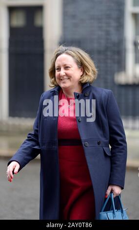 Anne-Marie Trevelyan MP (Con: Berwick upon Tweed) arrives in Downing ...