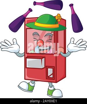 Smart toy claw machine cartoon character has an idea Stock Vector Image ...