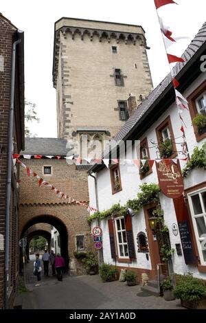 historical old town of Zons Stock Photo - Alamy